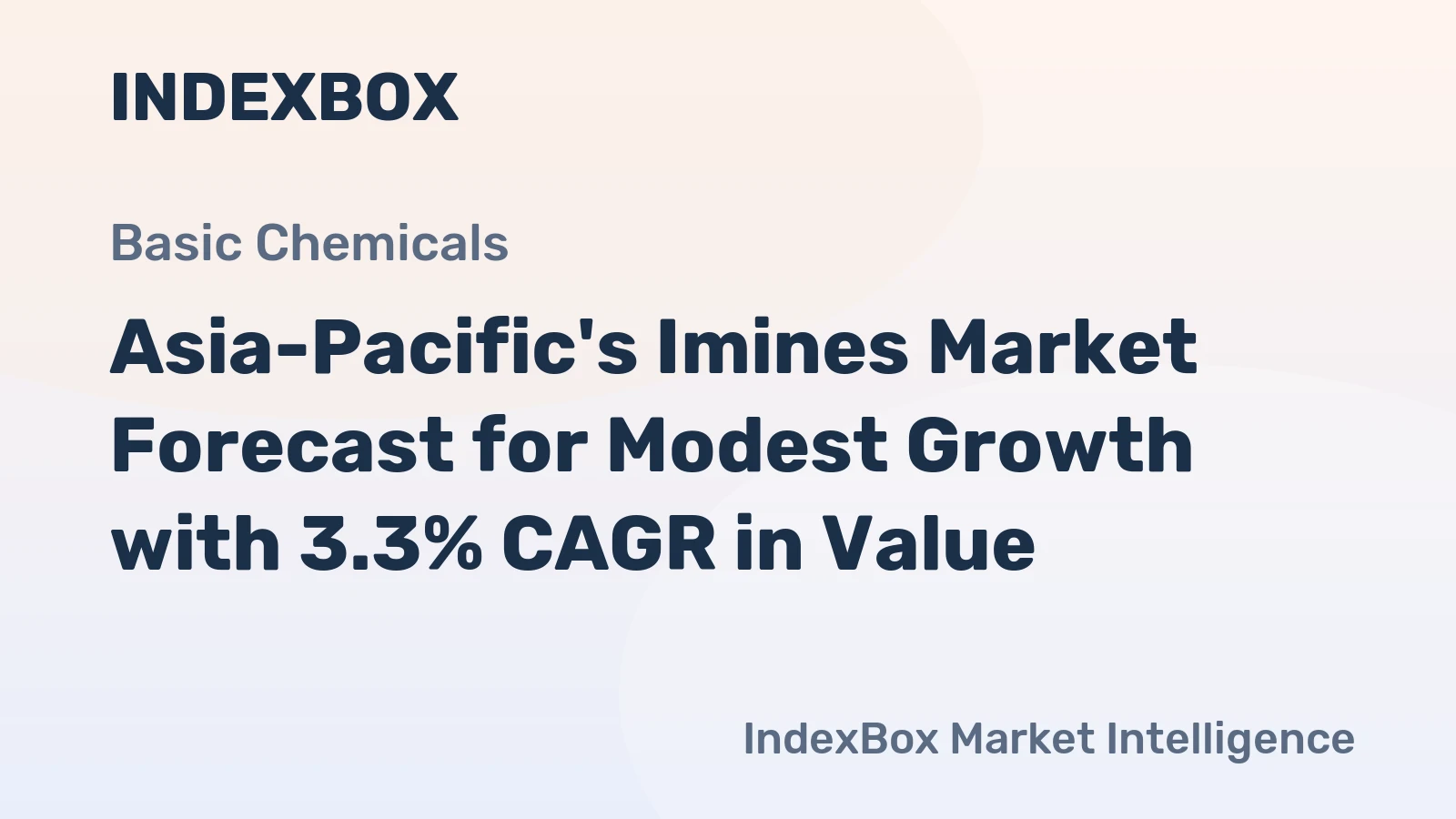 Asia-Pacific's Imines Market Forecast for Modest Growth with 3.3% CAGR in Value