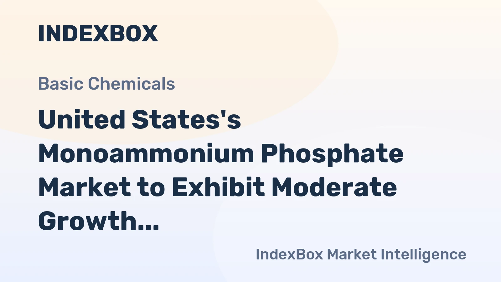 United States's Monoammonium Phosphate Market to Exhibit Moderate Growth with CAGR of +1.2% from 2024 to 2035