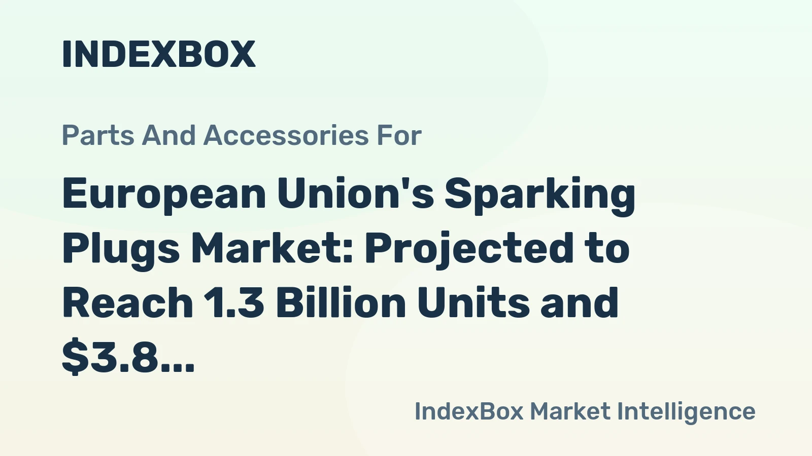 European Union's Sparking Plugs Market: Projected to Reach 1.3 Billion Units and $3.8 Billion by 2035