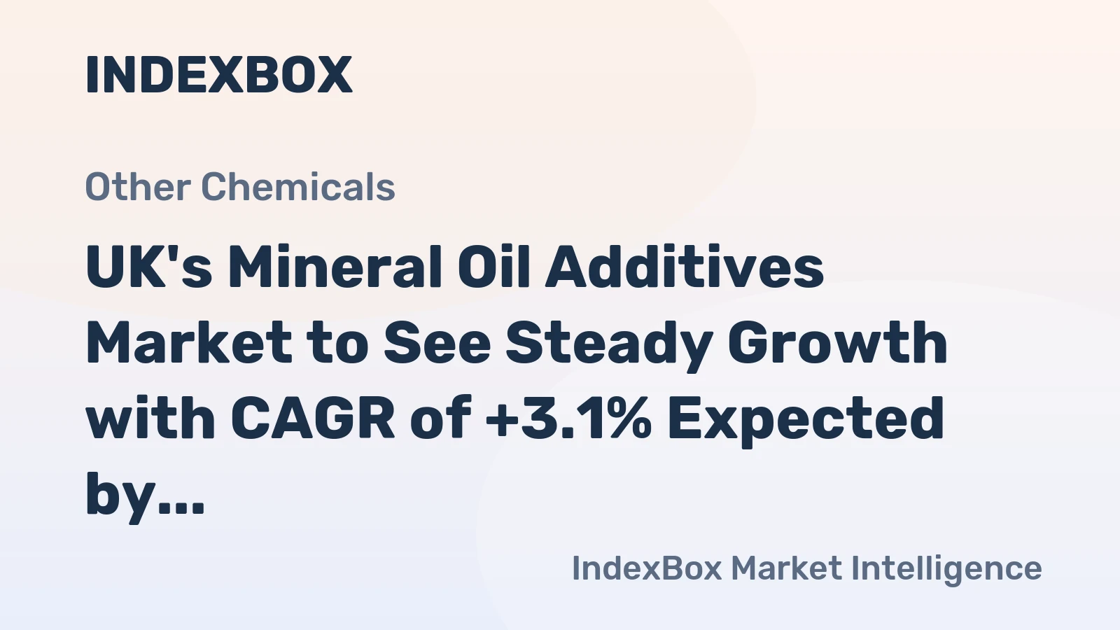 UK's Mineral Oil Additives Market to See Steady Growth with CAGR of +3.1% Expected by 2035