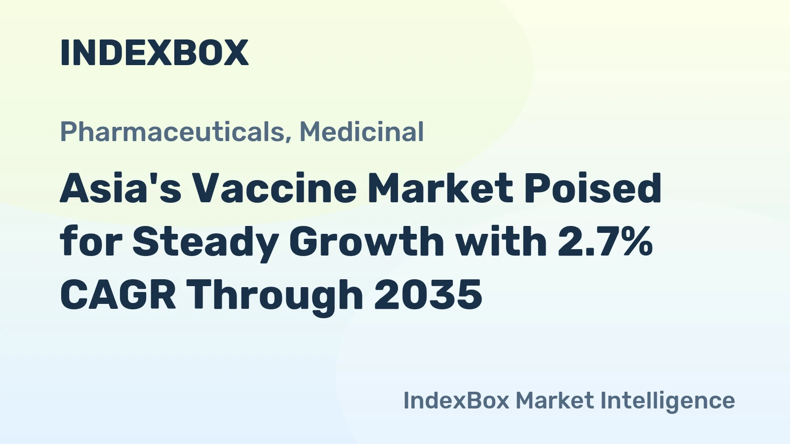 Asia's Vaccine Market Poised for Steady Growth with 2.7% CAGR Through 2035