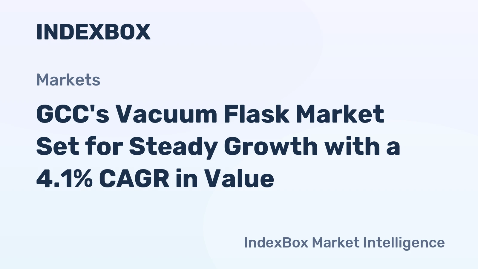 GCC's Vacuum Flask Market Set for Steady Growth with a 4.1% CAGR in Value