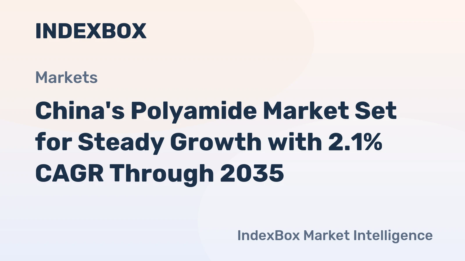 China's Polyamide Market Set for Steady Growth with 2.1% CAGR Through 2035