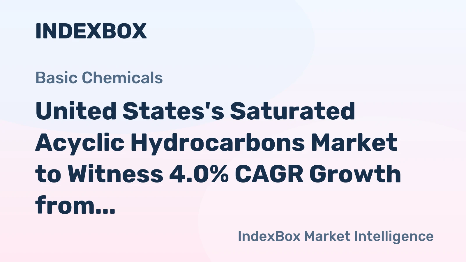 United States's Saturated Acyclic Hydrocarbons Market to Witness 4.0% CAGR Growth from 2024 to 2035
