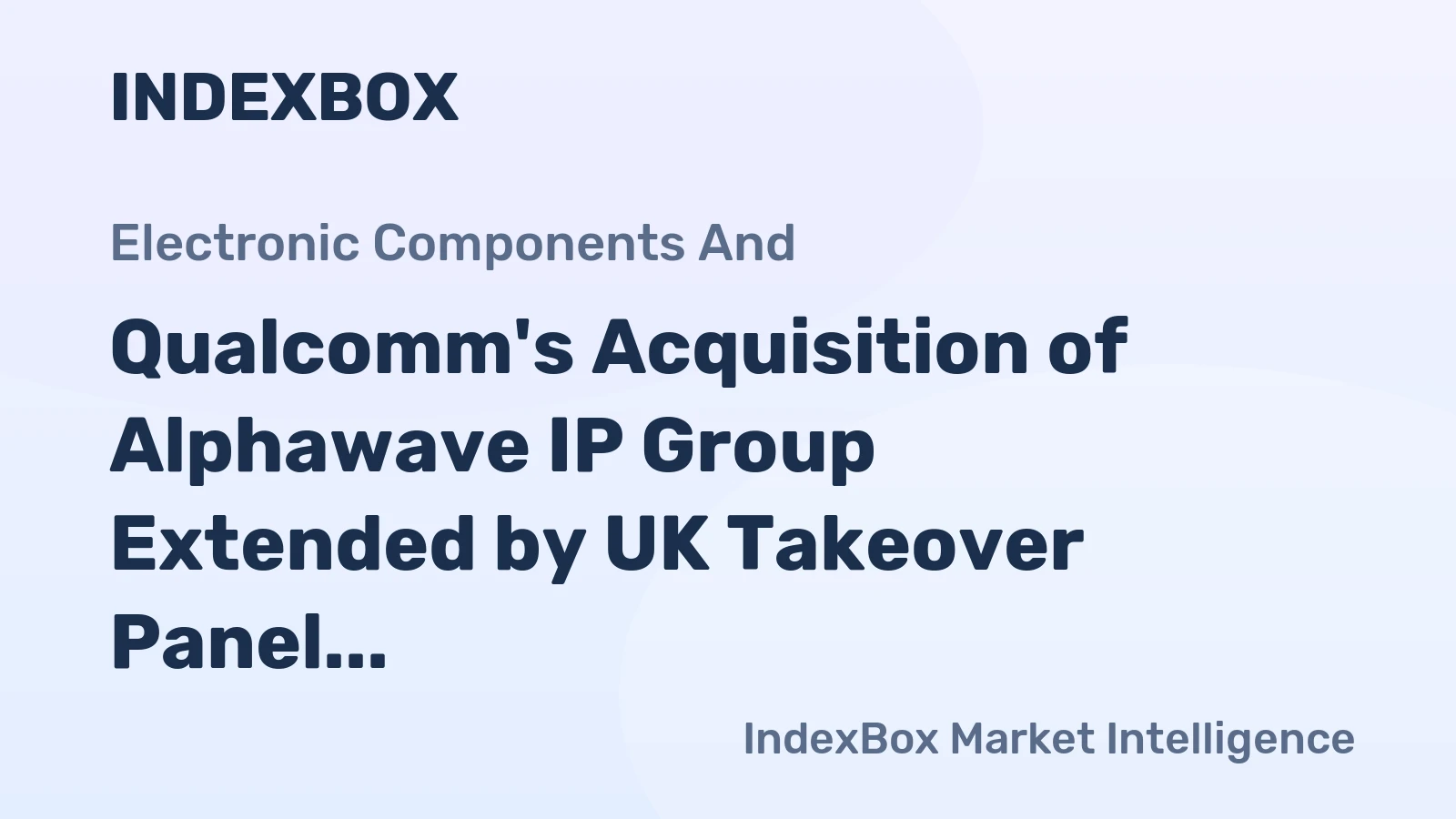 Qualcomm's Acquisition of Alphawave IP Group Extended by UK Takeover Panel