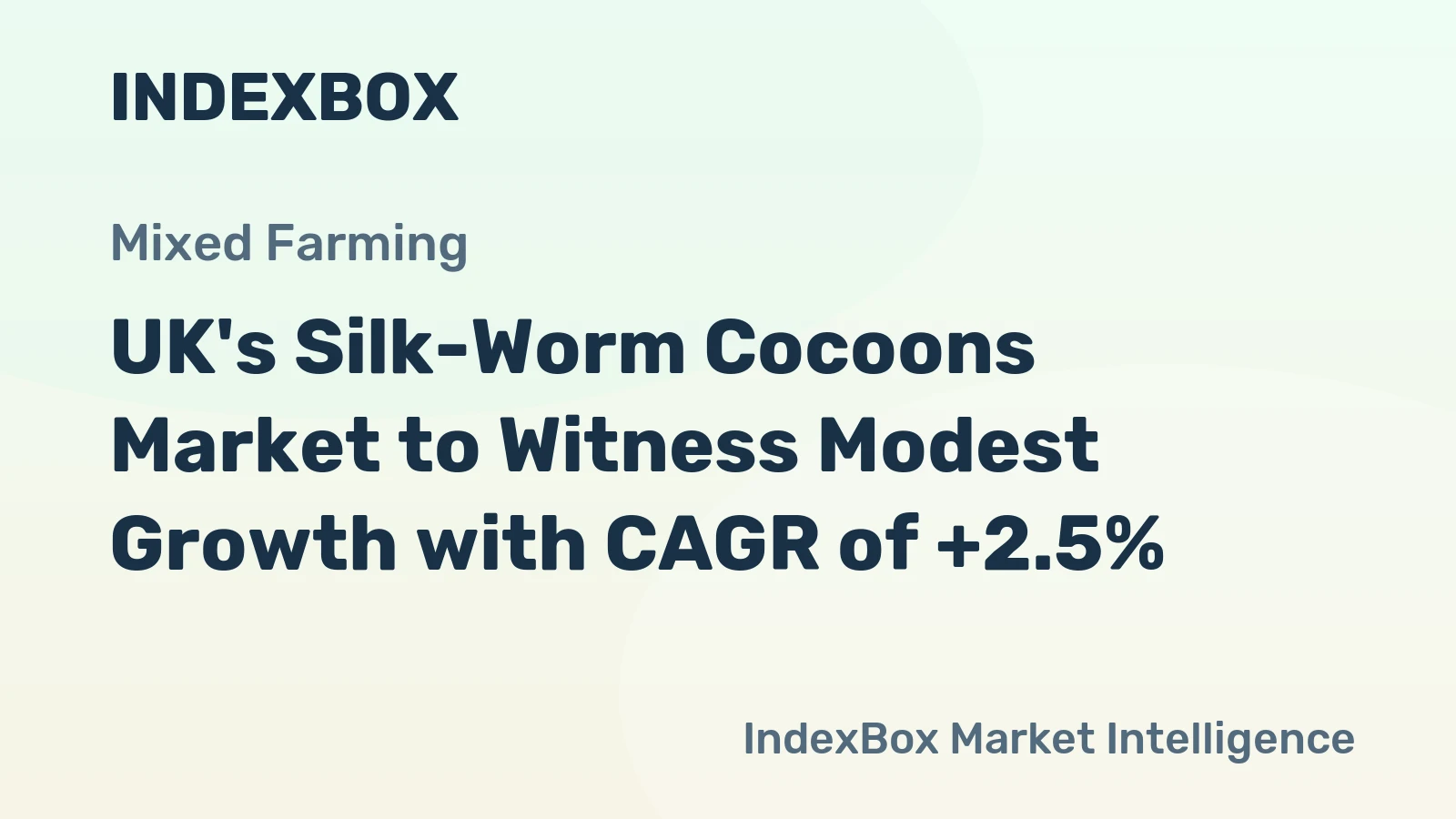 UK's Silk-Worm Cocoons Market to Witness Modest Growth with CAGR of +2.5%
