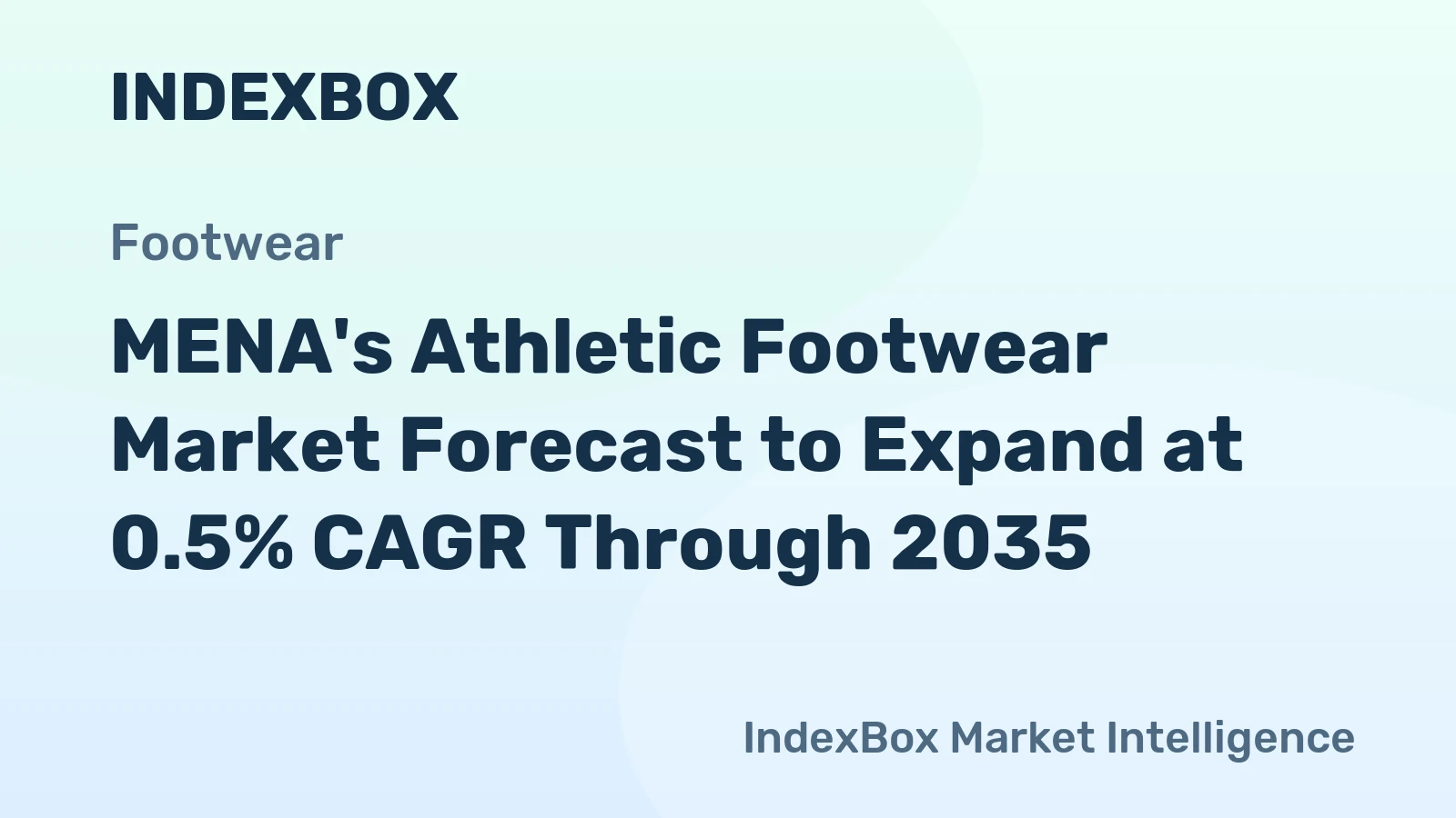 MENA's Athletic Footwear Market Forecast to Expand at 0.5% CAGR Through 2035