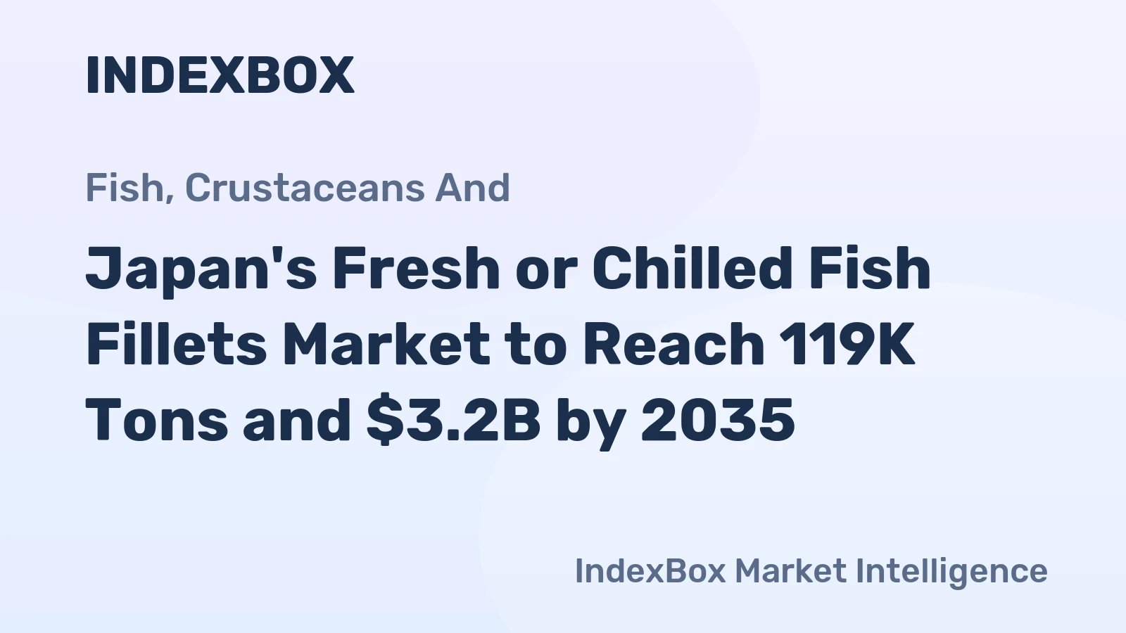 Japan's Fresh or Chilled Fish Fillets Market to Reach 119K Tons and $3.2B by 2035