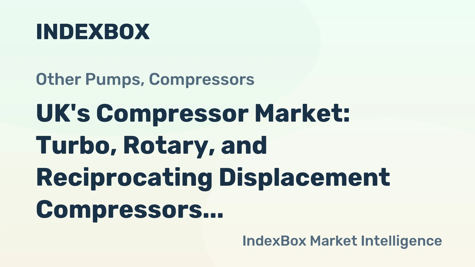 UK's Compressor Market: Turbo, Rotary, and Reciprocating Displacement Compressors to Drive Market Growth with 8.4M Units and $1.2B in Value by 2035