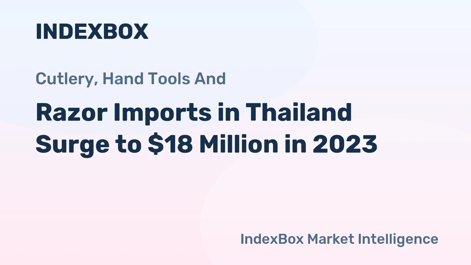 Razor Imports in Thailand Surge to $18 Million in 2023