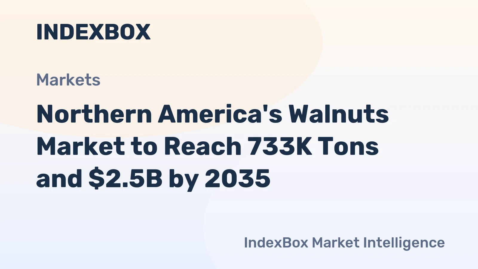 Northern America's Walnuts Market to Reach 733K Tons and $2.5B by 2035