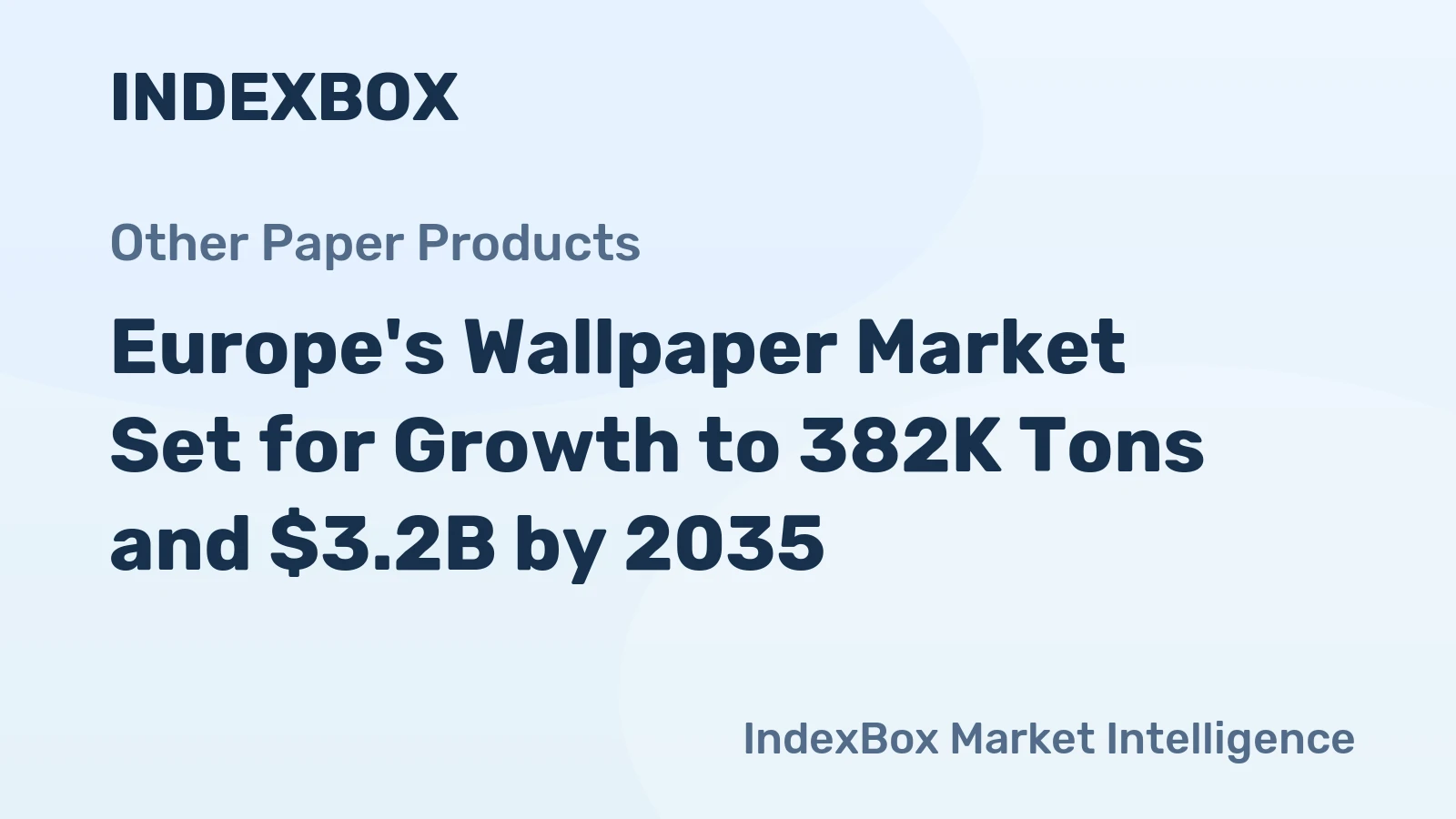 Europe's Wallpaper Market Set for Growth to 382K Tons and $3.2B by 2035