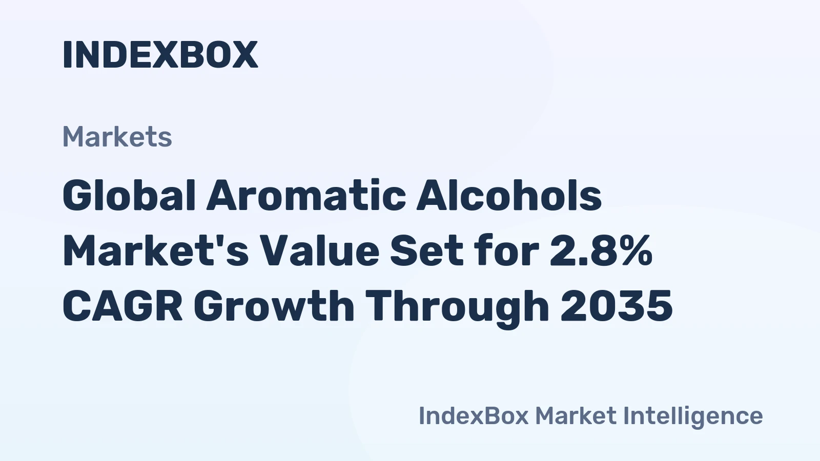 Global Aromatic Alcohols Market's Value Set for 2.8% CAGR Growth Through 2035