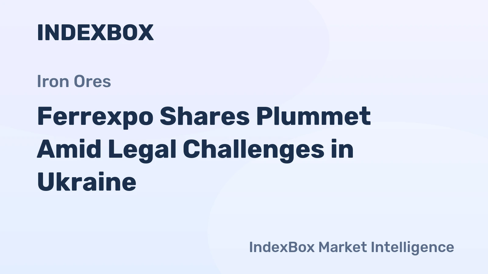 Ferrexpo Shares Plummet Amid Legal Challenges in Ukraine