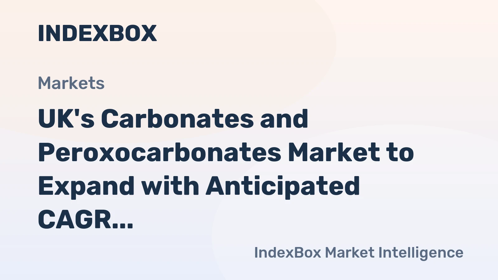 UK's Carbonates and Peroxocarbonates Market to Expand with Anticipated CAGR of +0.6% in Volume and +2.1% in Value to Reach 287K tons and $240M by 2035