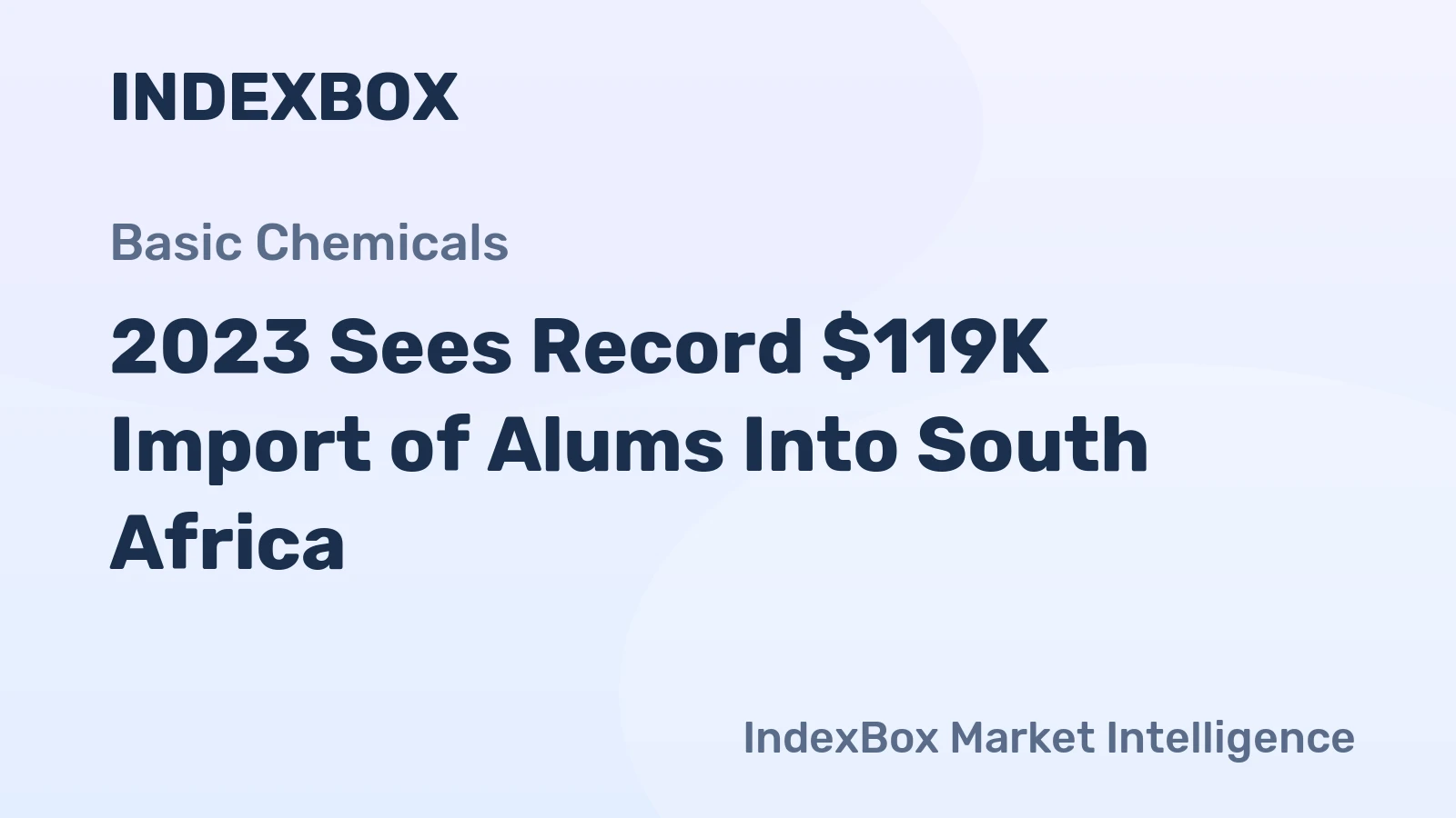 2023 Sees Record $119K Import of Alums Into South Africa