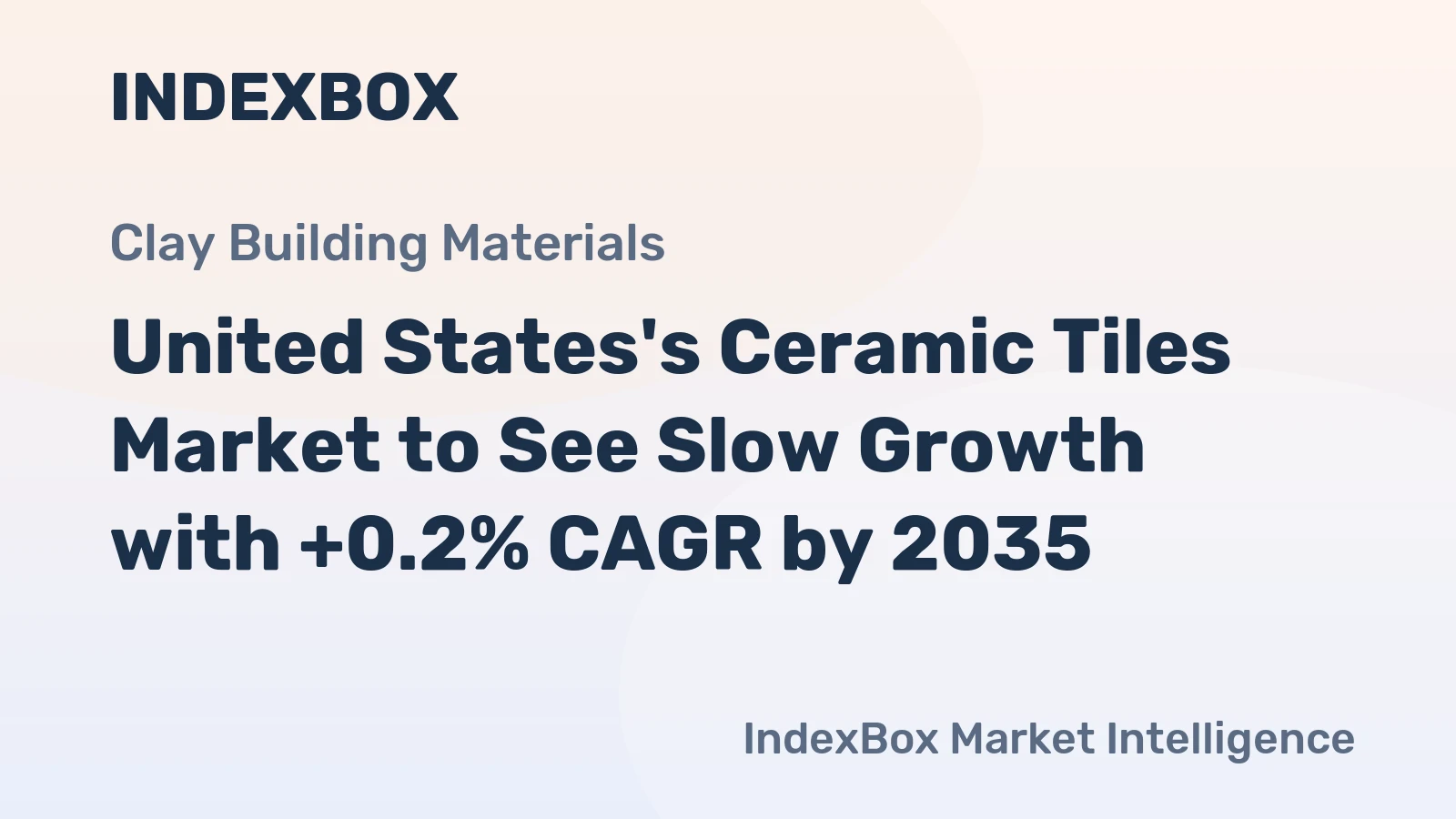 United States's Ceramic Tiles Market to See Slow Growth with +0.2% CAGR by 2035