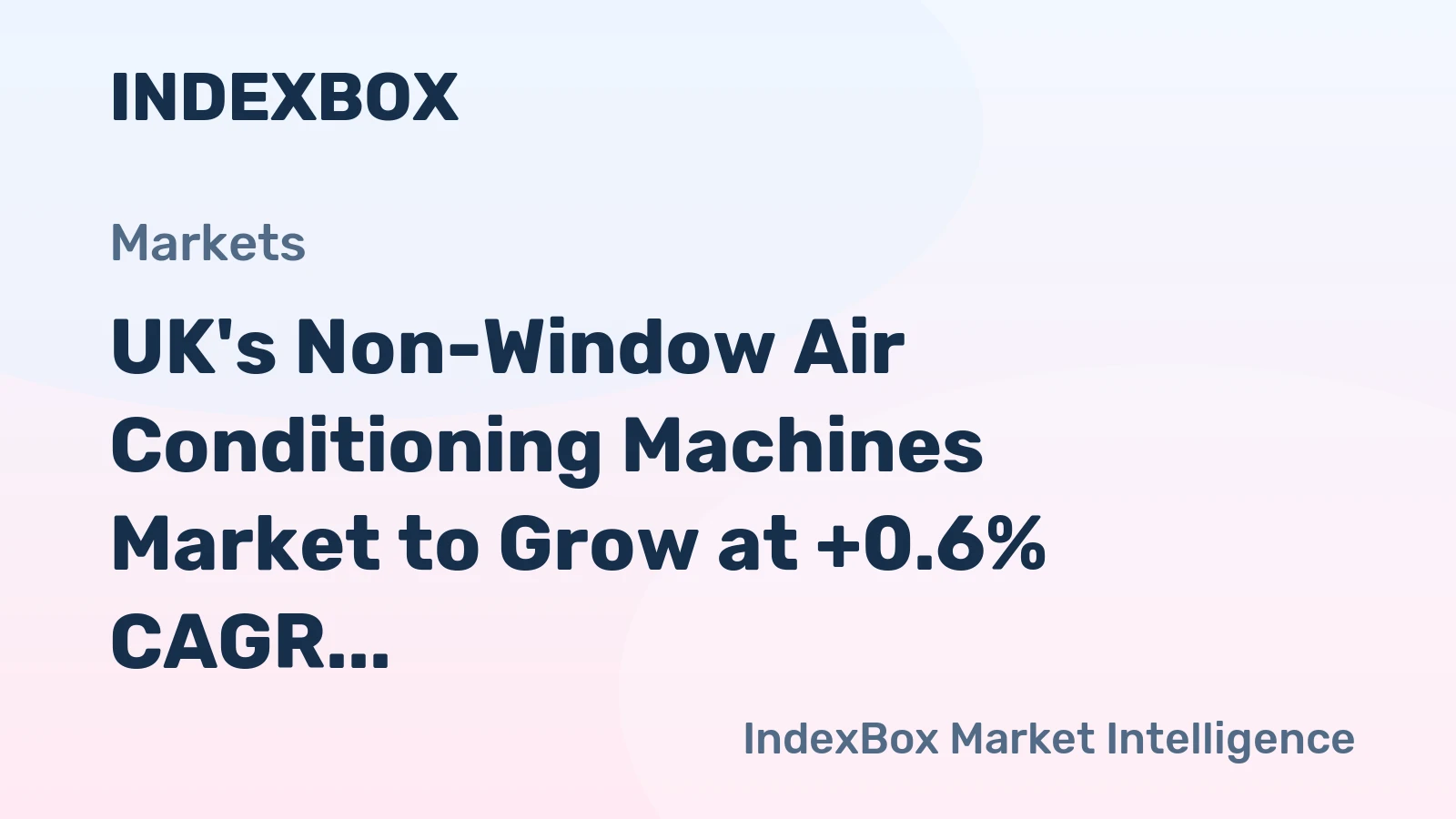 UK's Non-Window Air Conditioning Machines Market to Grow at +0.6% CAGR, Reaching $510M by 2035