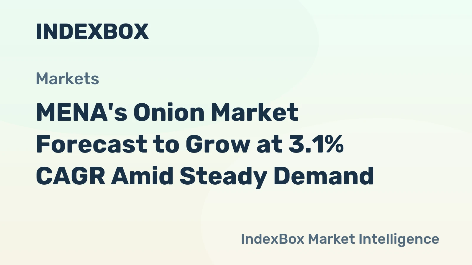 MENA's Onion Market Forecast to Grow at 3.1% CAGR Amid Steady Demand