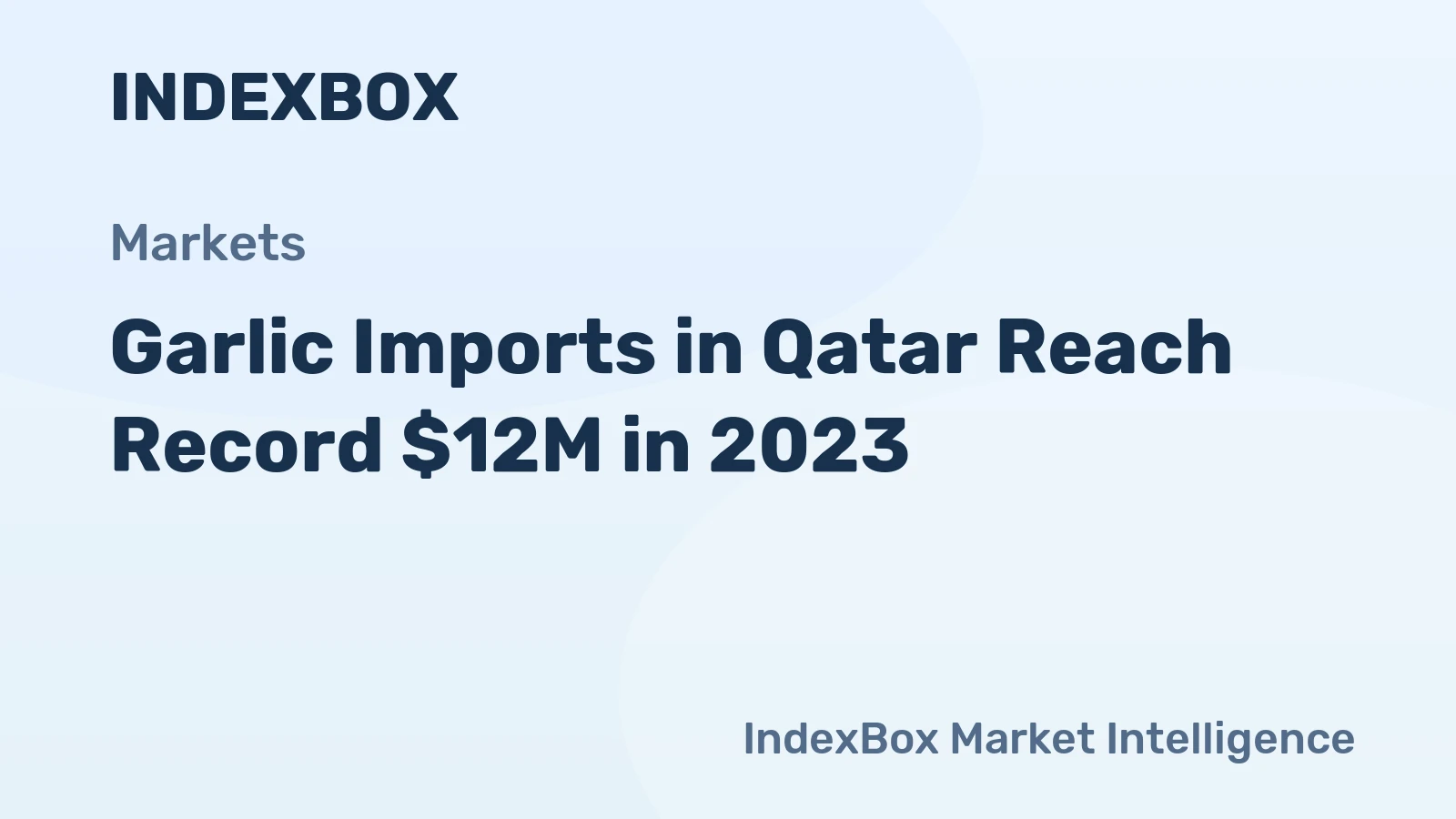 Garlic Imports in Qatar Reach Record $12M in 2023