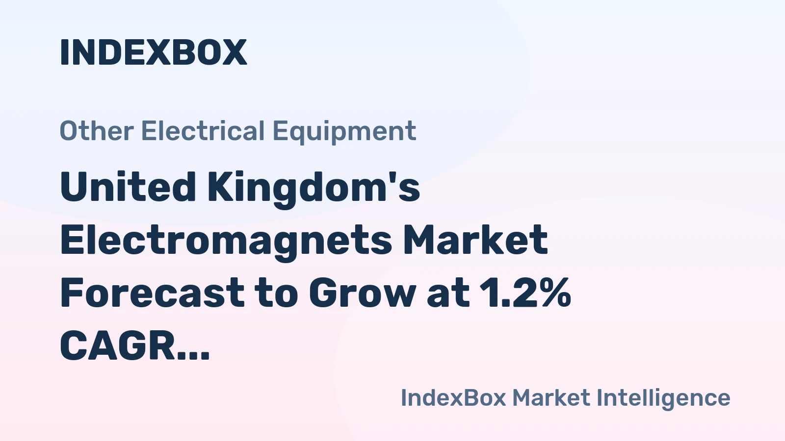 United Kingdom's Electromagnets Market Forecast to Grow at 1.2% CAGR Through 2035