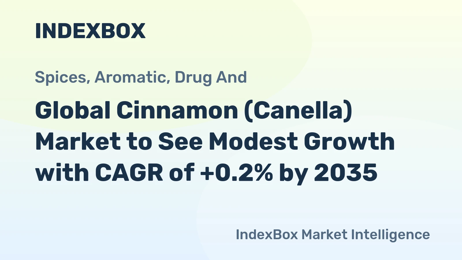 Global Cinnamon (Canella) Market to See Modest Growth with CAGR of +0.2% by 2035