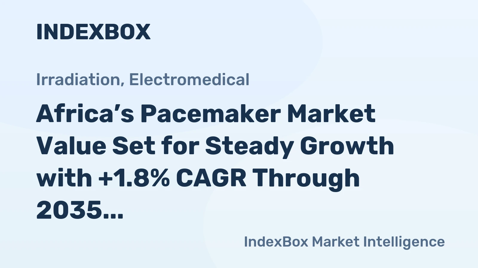 Africa’s Pacemaker Market Value Set for Steady Growth with +1.8% CAGR Through 2035
