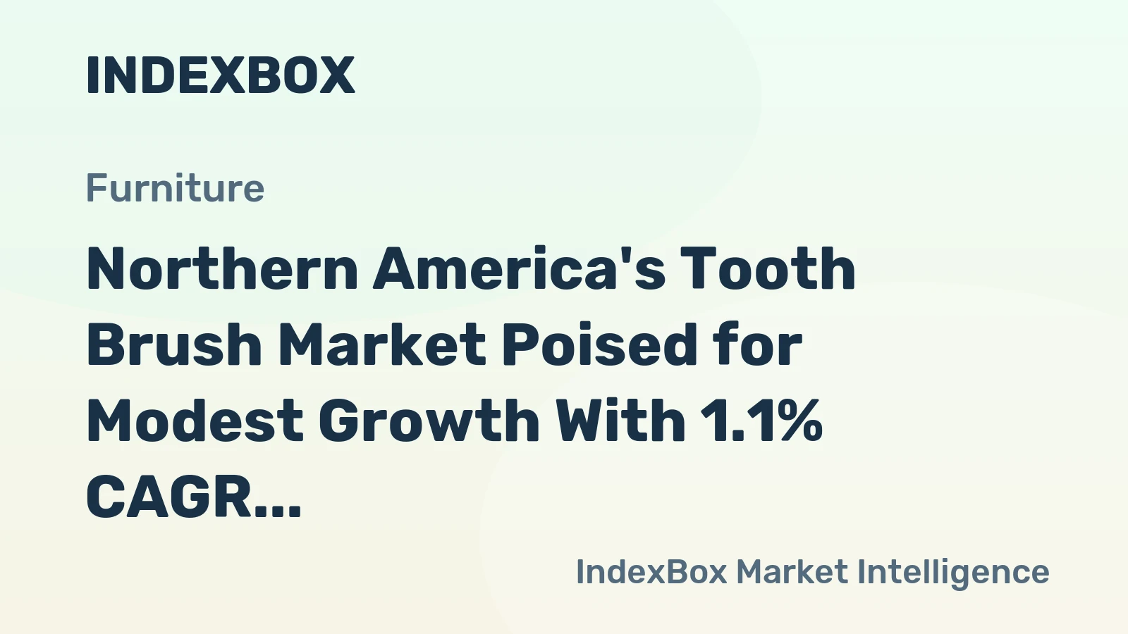 Northern America's Tooth Brush Market Poised for Modest Growth With 1.1% CAGR Through 2035