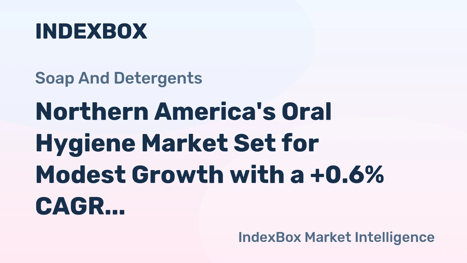 Northern America's Oral Hygiene Market Set for Modest Growth with a +0.6% CAGR in Value