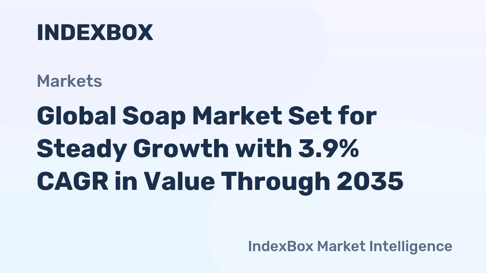 Global Soap Market Set for Steady Growth with 3.9% CAGR in Value Through 2035