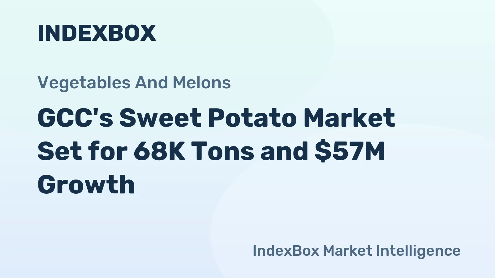 GCC's Sweet Potato Market Set for 68K Tons and $57M Growth