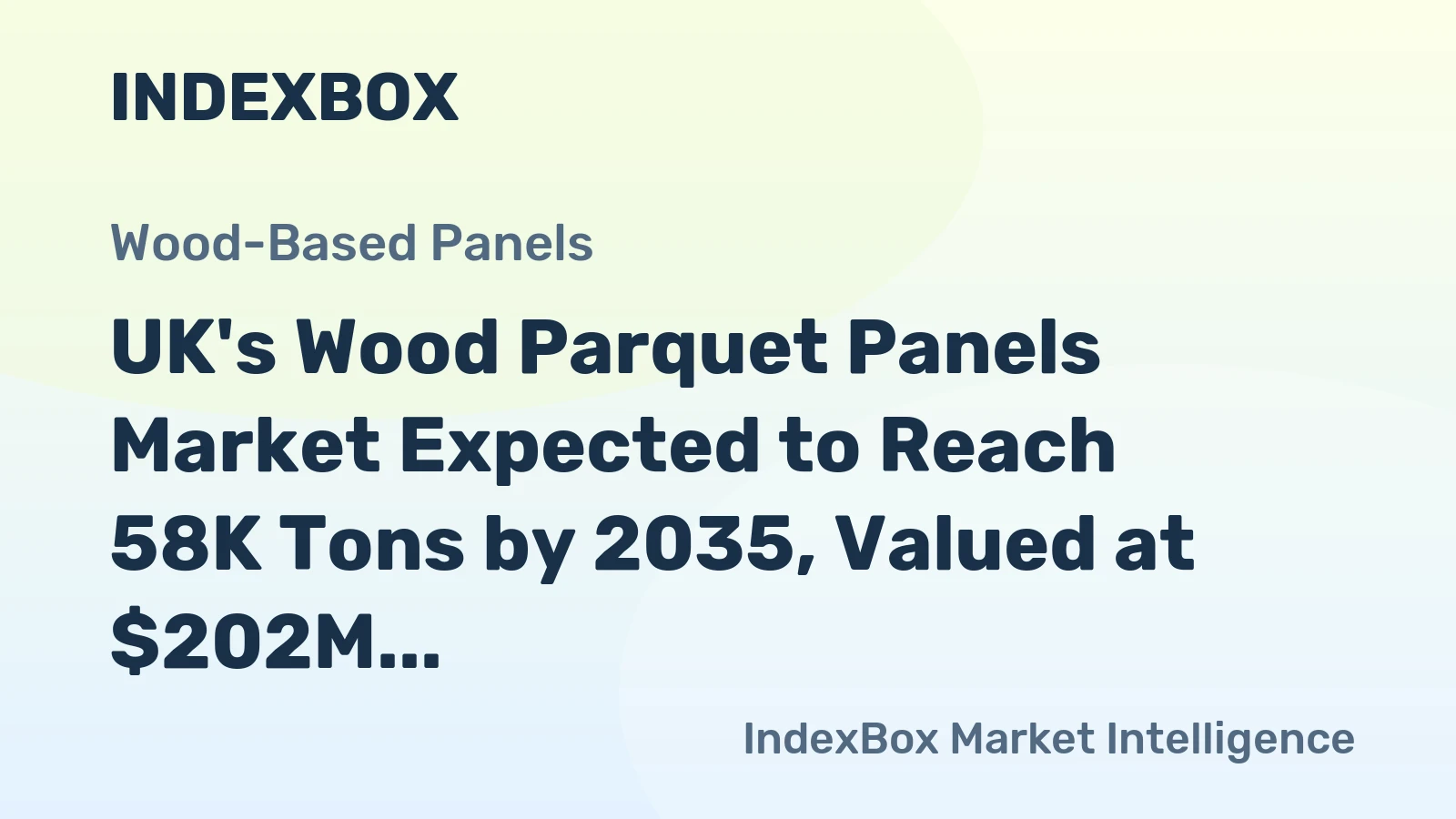 UK's Wood Parquet Panels Market Expected to Reach 58K Tons by 2035, Valued at $202M
