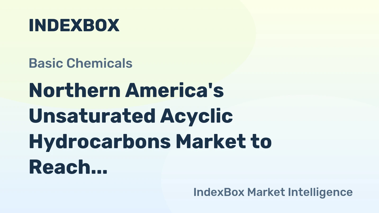 Northern America's Unsaturated Acyclic Hydrocarbons Market to Reach 636K Tons and $923M