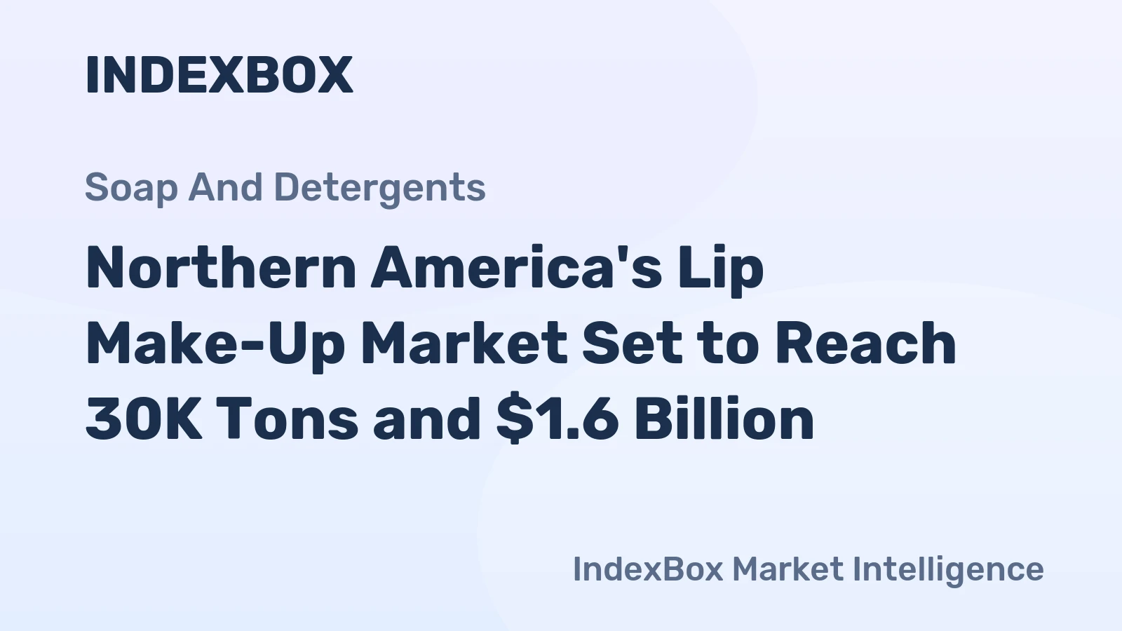 Northern America's Lip Make-Up Market Set to Reach 30K Tons and $1.6 Billion