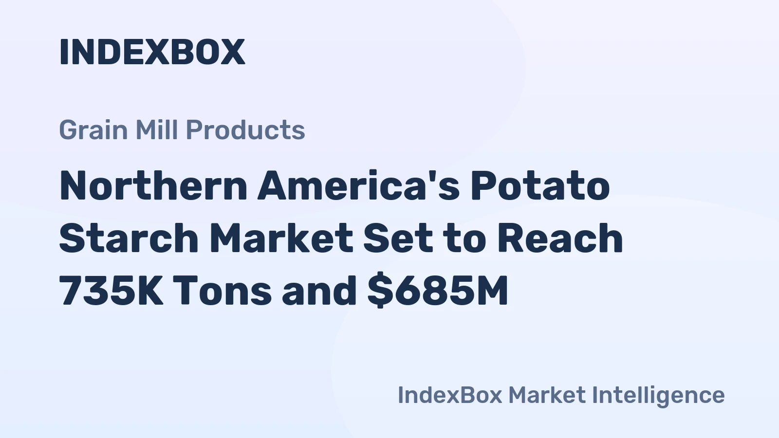 Northern America's Potato Starch Market Set to Reach 735K Tons and $685M