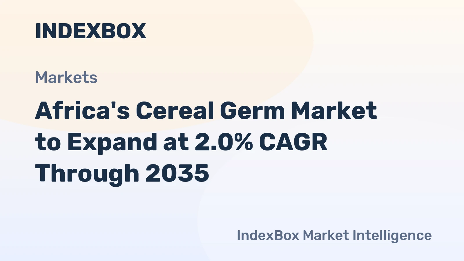 Africa's Cereal Germ Market to Expand at 2.0% CAGR Through 2035