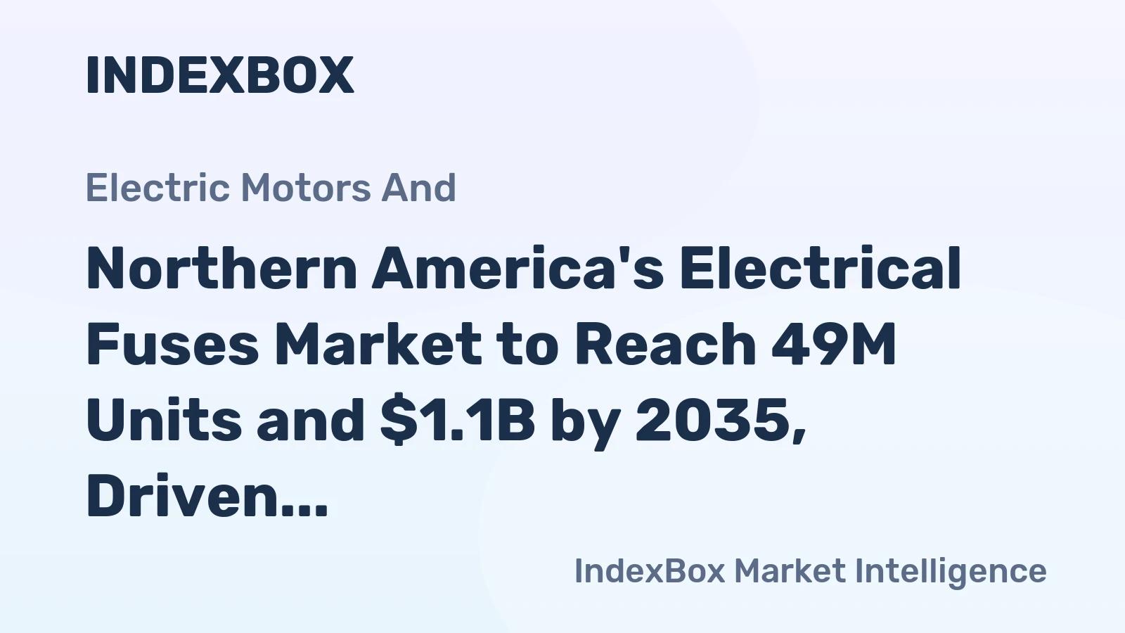 Northern America's Electrical Fuses Market to Reach 49M Units and $1.1B by 2035, Driven by Increasing Demand