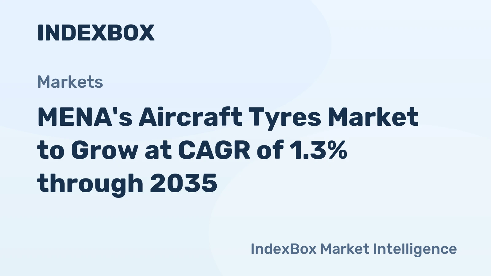 MENA's Aircraft Tyres Market to Grow at CAGR of 1.3% through 2035