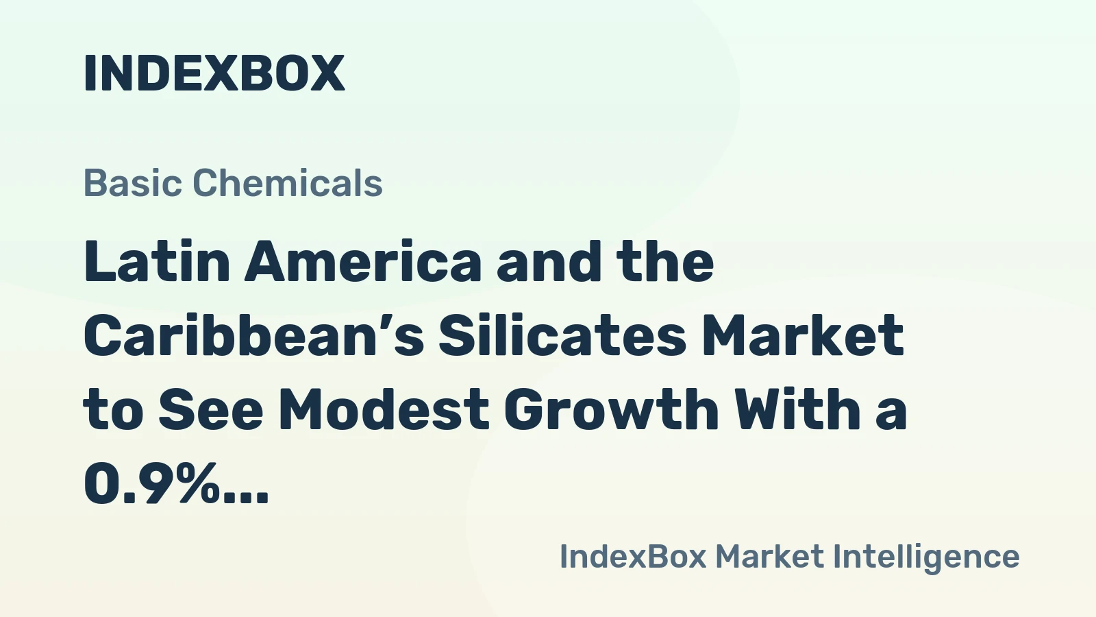 Latin America and the Caribbean’s Silicates Market to See Modest Growth With a 0.9% CAGR Through 2035