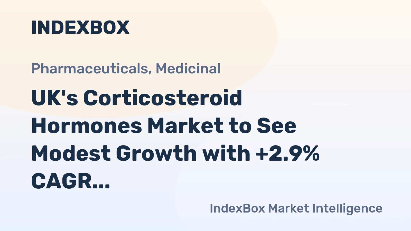 UK's Corticosteroid Hormones Market to See Modest Growth with +2.9% CAGR through 2035