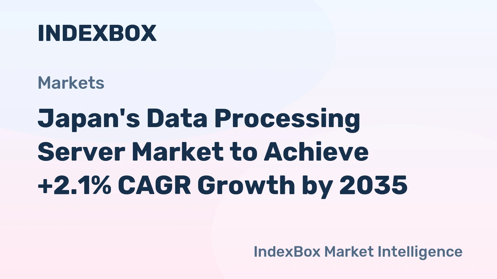 Japan's Data Processing Server Market to Achieve +2.1% CAGR Growth by 2035