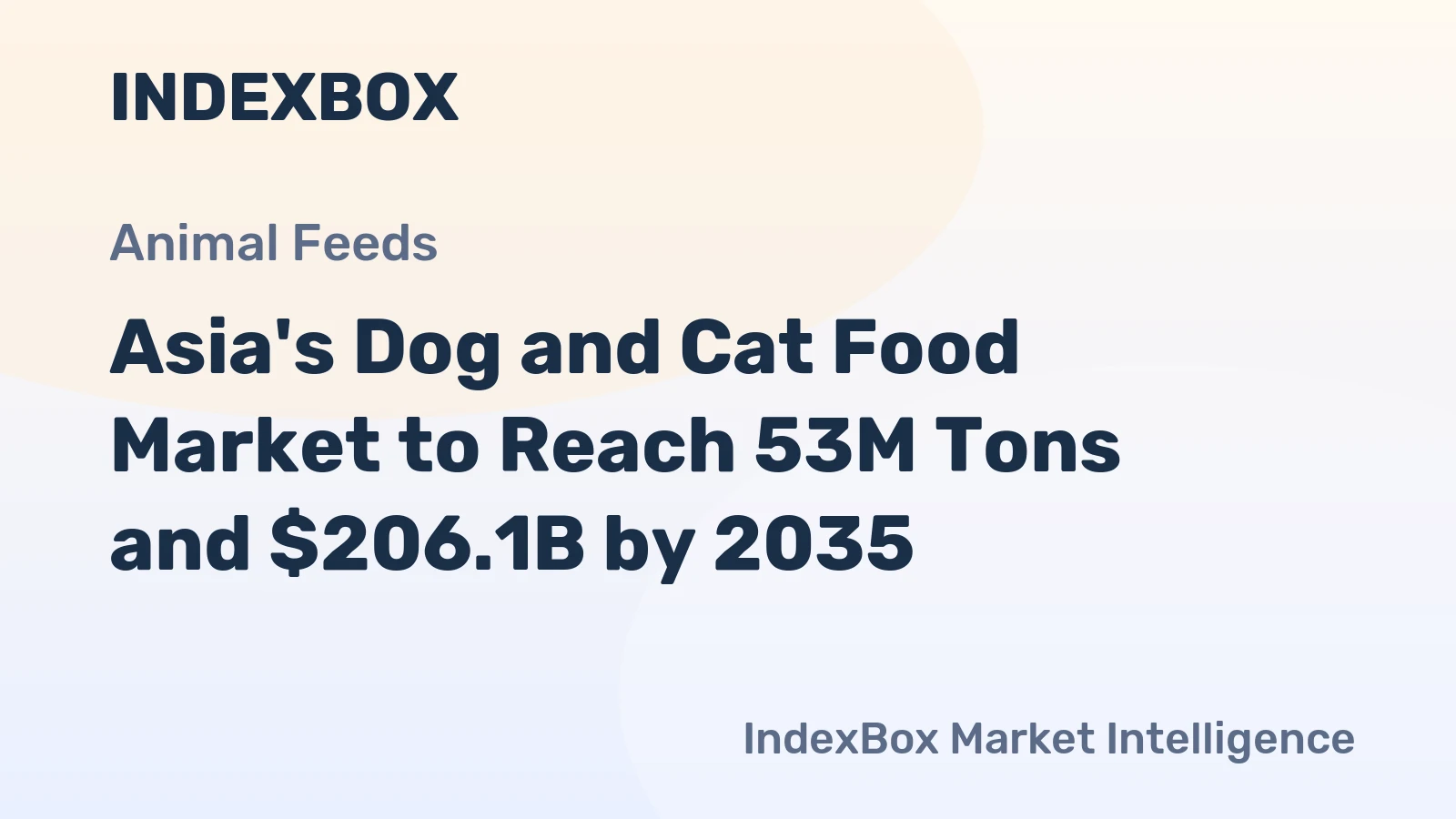 Asia's Dog and Cat Food Market to Reach 53M Tons and $206.1B by 2035