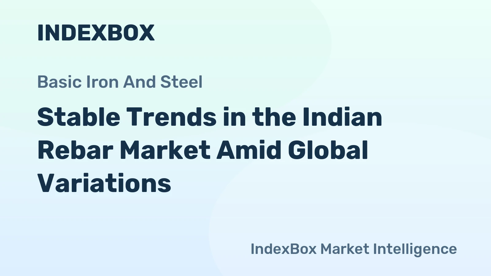 Stable Trends in the Indian Rebar Market Amid Global Variations