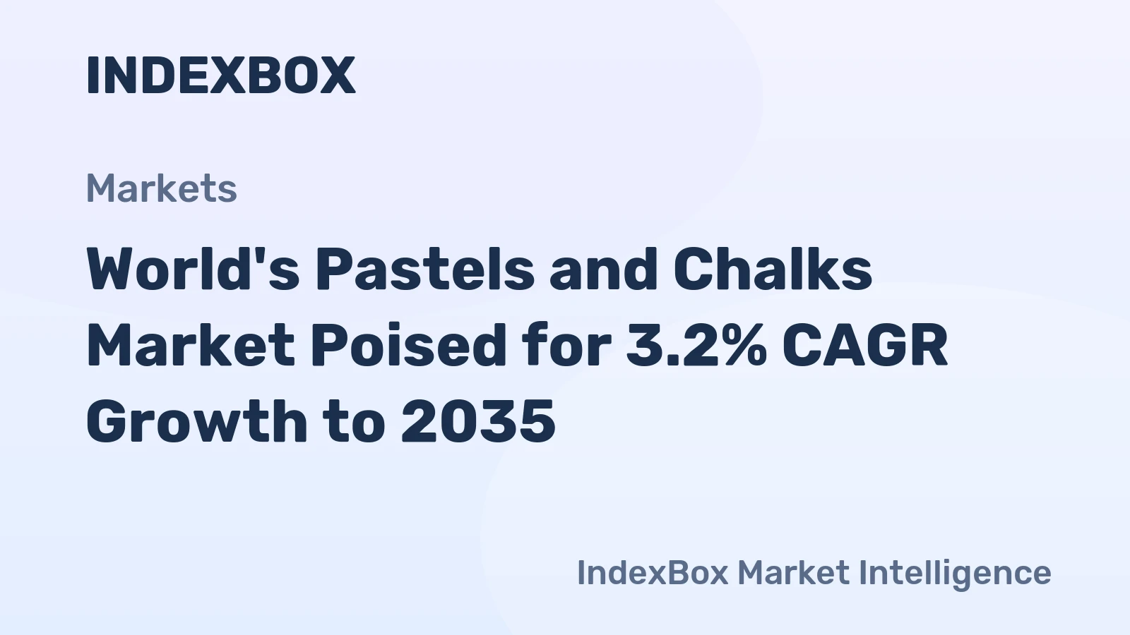 World's Pastels and Chalks Market Poised for 3.2% CAGR Growth to 2035