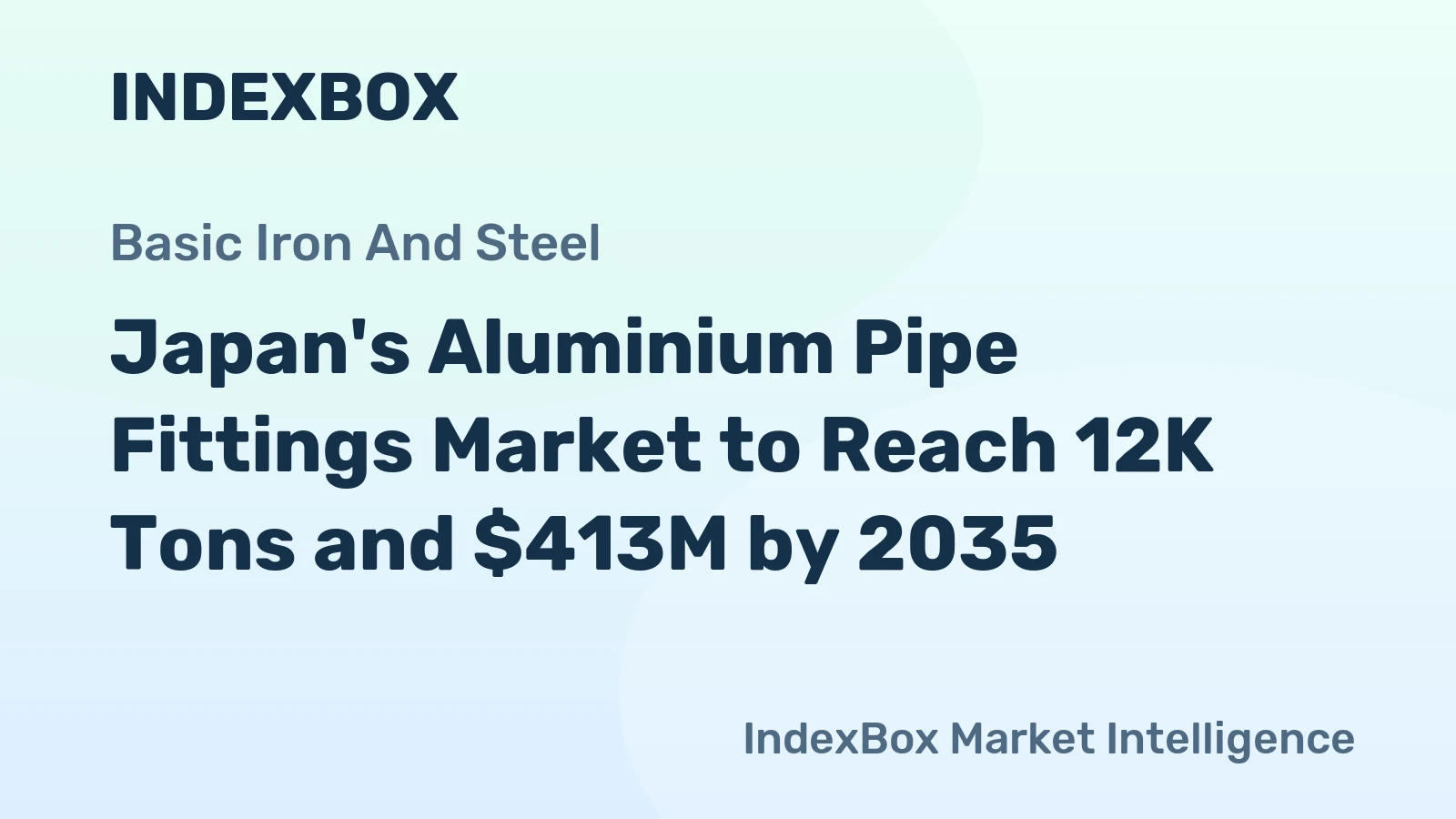 Japan's Aluminium Pipe Fittings Market to Reach 12K Tons and $413M by 2035