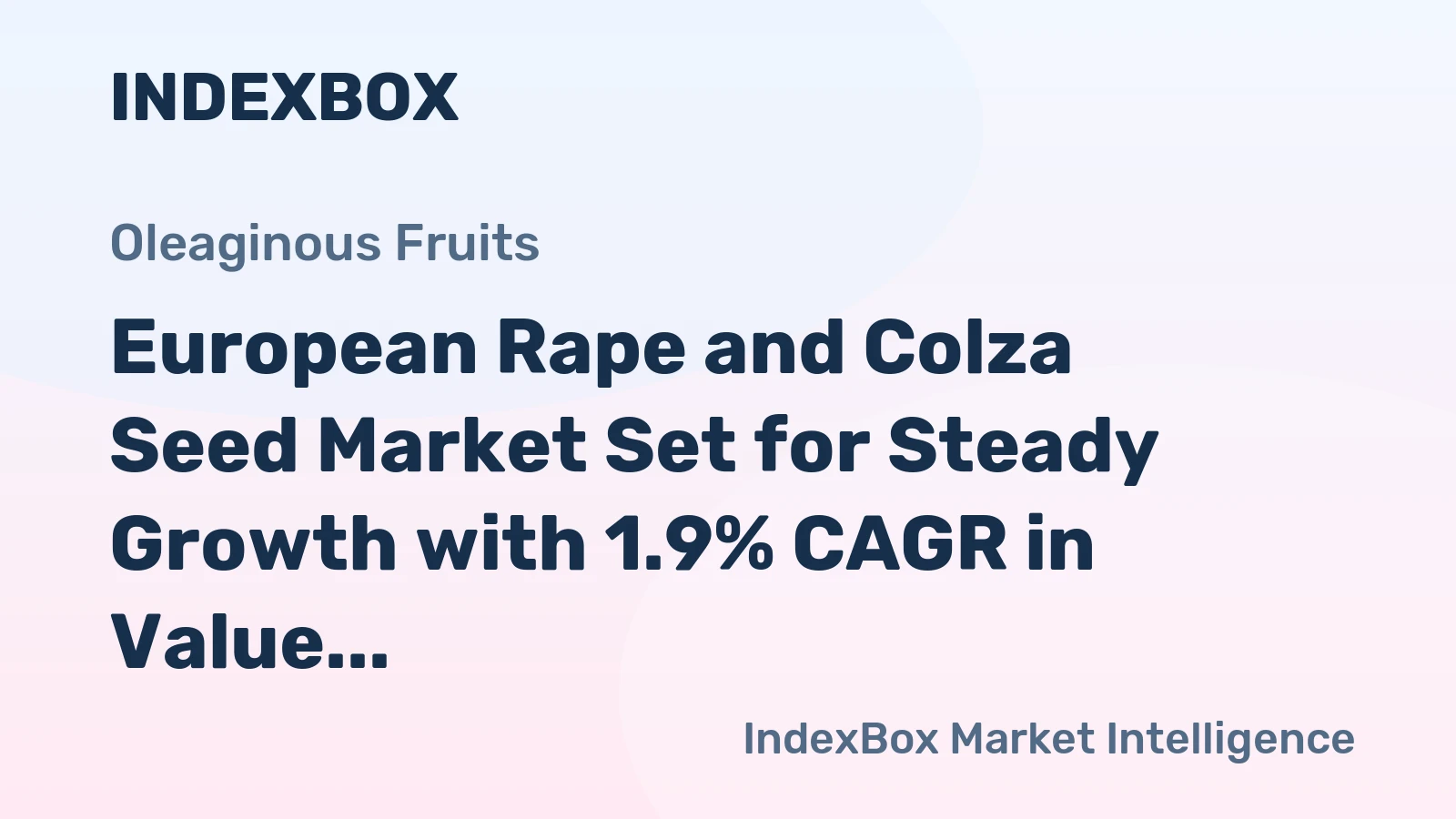 European Rape and Colza Seed Market Set for Steady Growth with 1.9% CAGR in Value Through 2035