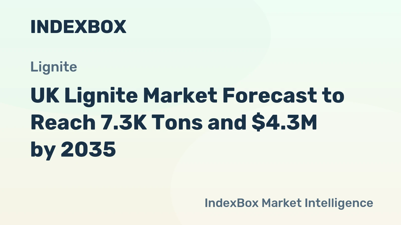 UK Lignite Market Forecast to Reach 7.3K Tons and $4.3M by 2035