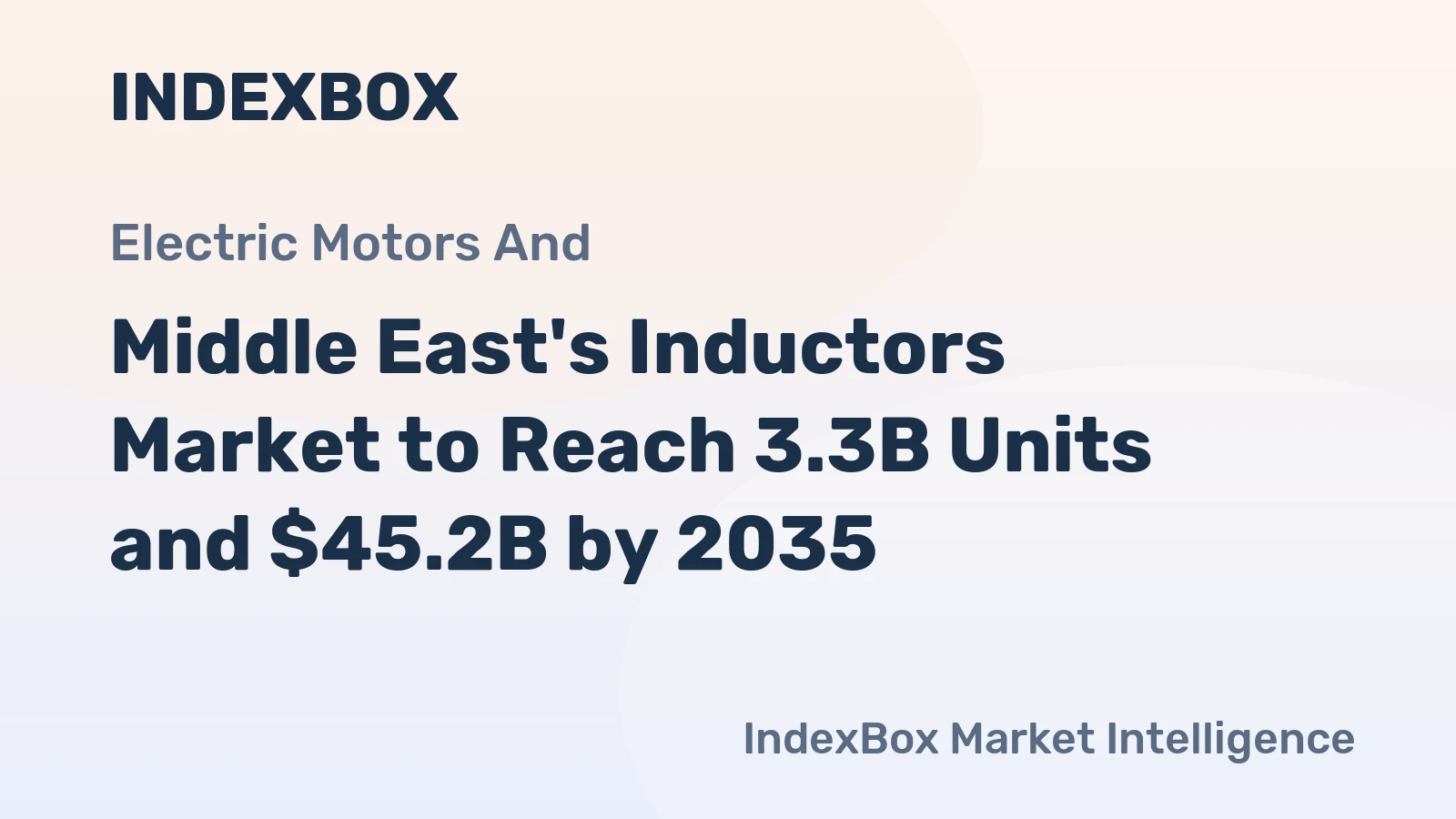 Middle East's Inductors Market to Reach 3.3B Units and $45.2B by 2035