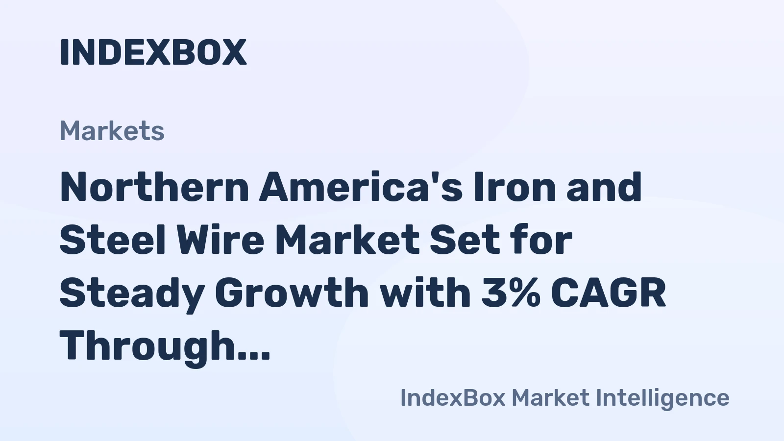 Northern America's Iron and Steel Wire Market Set for Steady Growth with 3% CAGR Through 2035