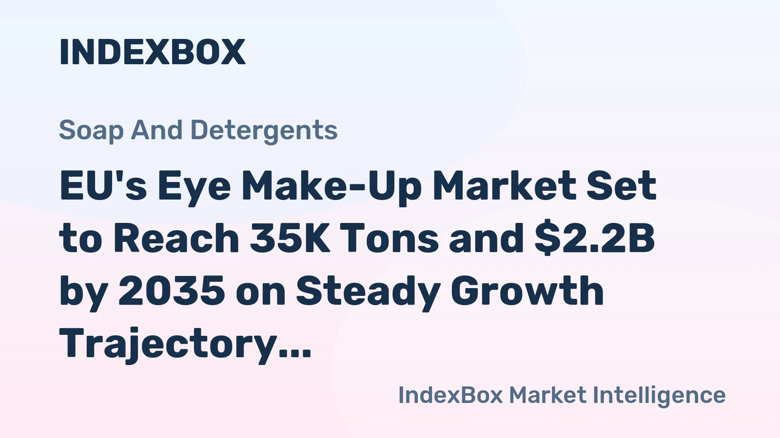 EU's Eye Make-Up Market Set to Reach 35K Tons and $2.2B by 2035 on Steady Growth Trajectory